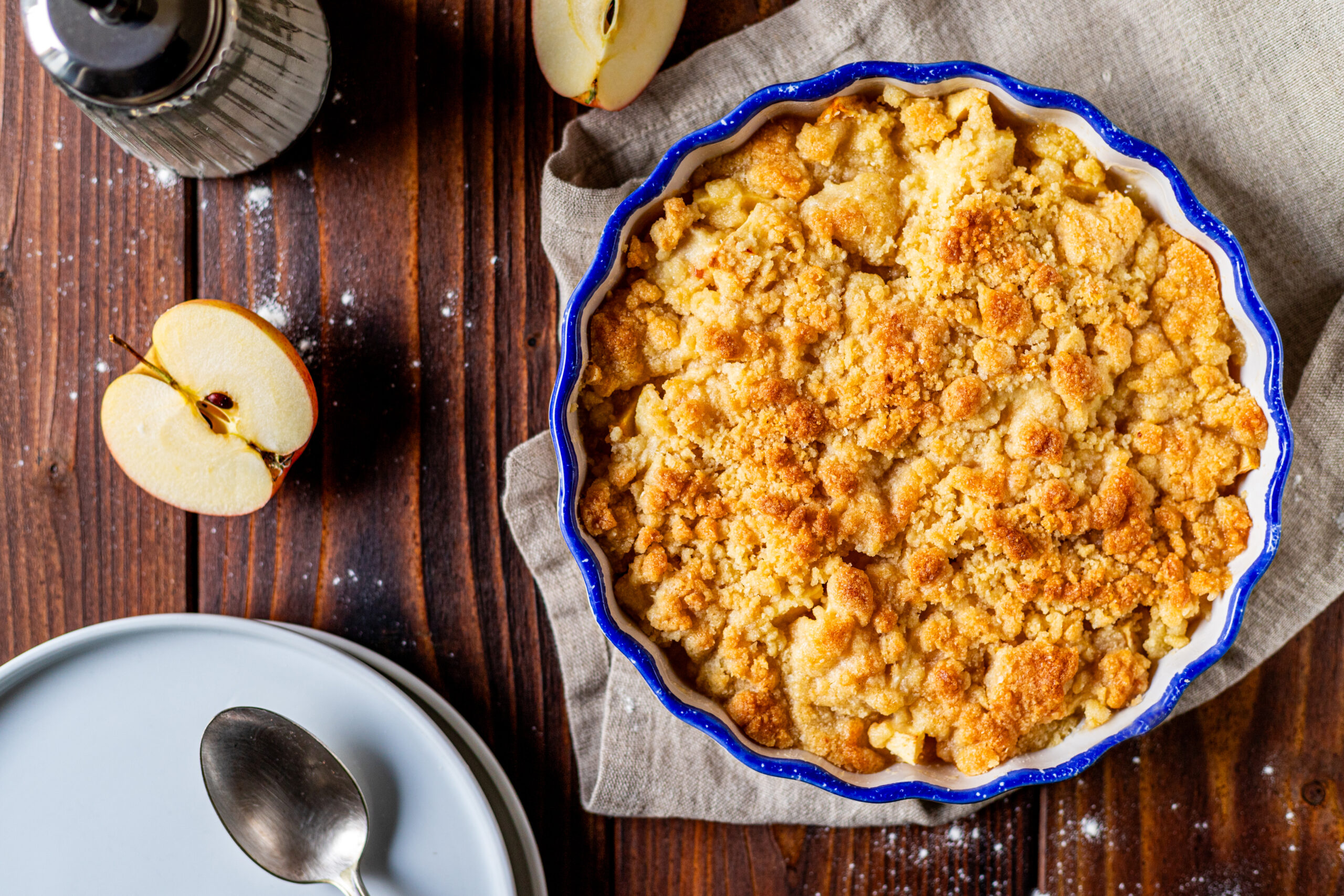 Recette Crumble aux pommes - CookingViaje - Photographe et styliste ...