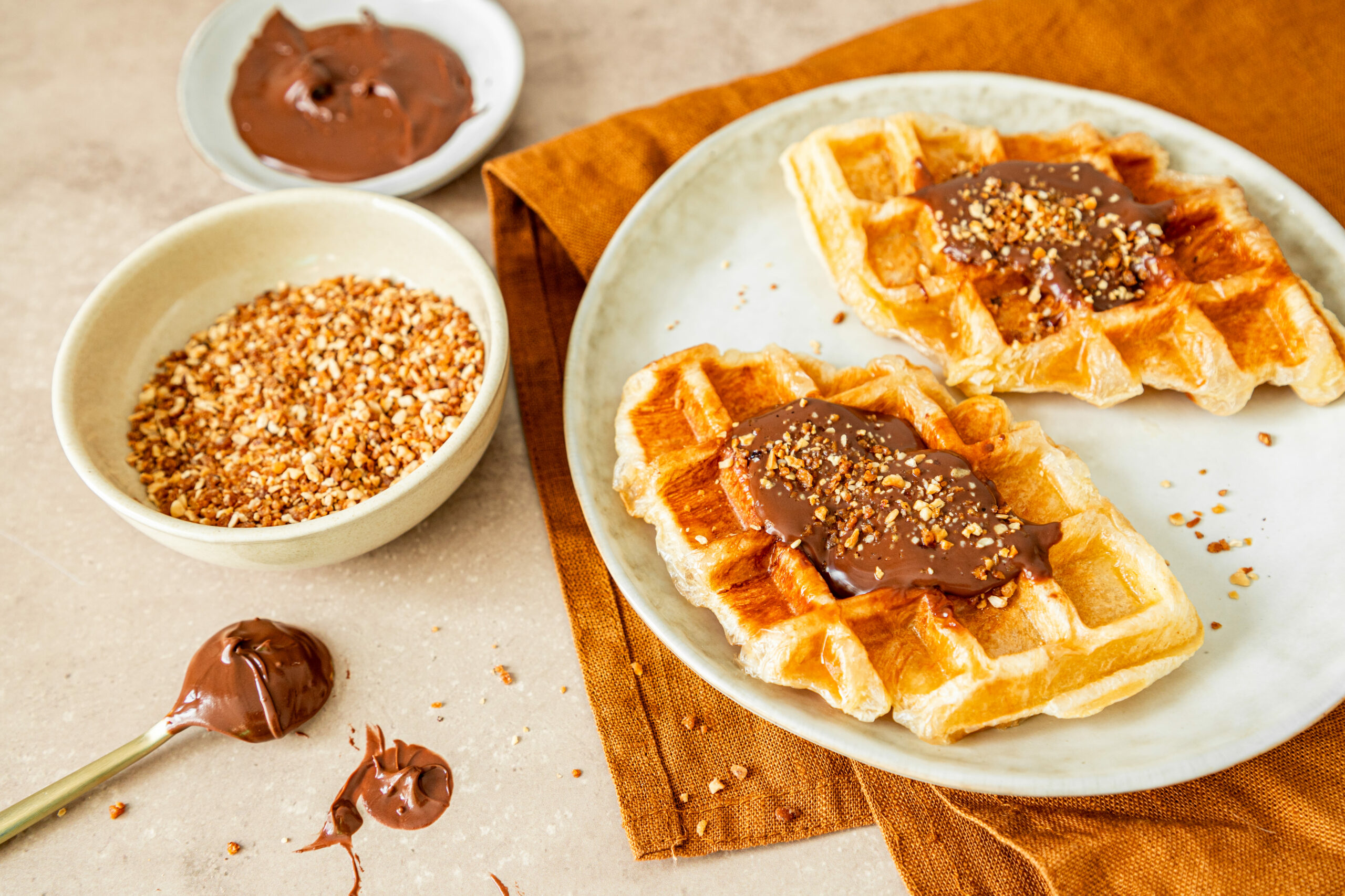 Recette Gaufre croissant ultra simple (croffle) - CookingViaje ...